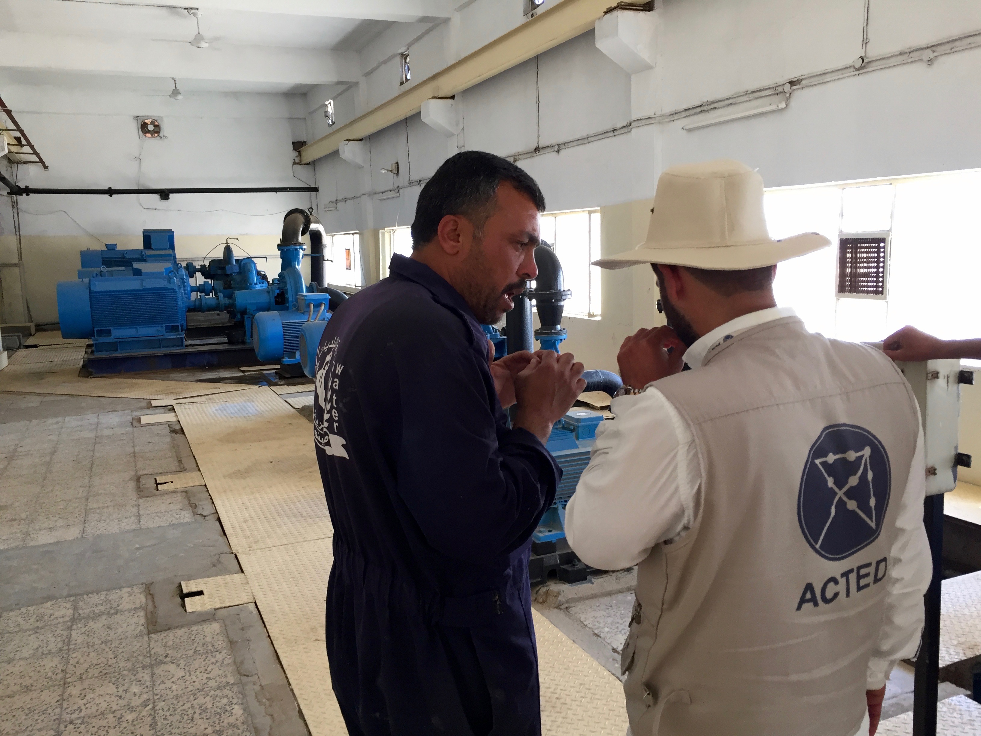 ACTED builds WASH infrastructure in the newly open Al-Salamiya camp - Acted