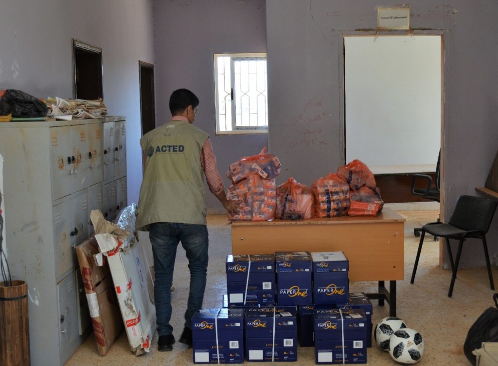 Quick Impact Projects promote access to education in Libya - Acted